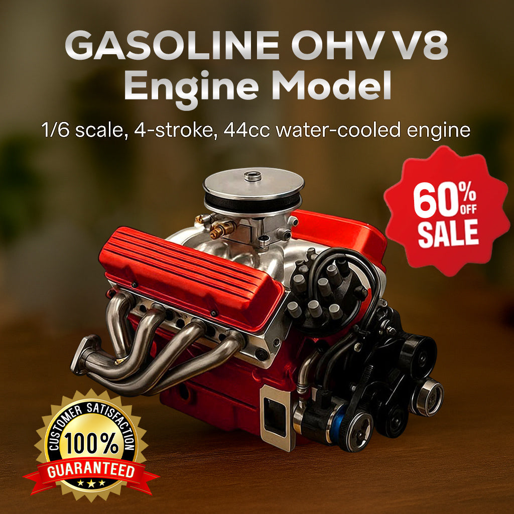 TLOPA® GAS-POWERED OHV V8 Small-Block Engine Model Kits – Floliva